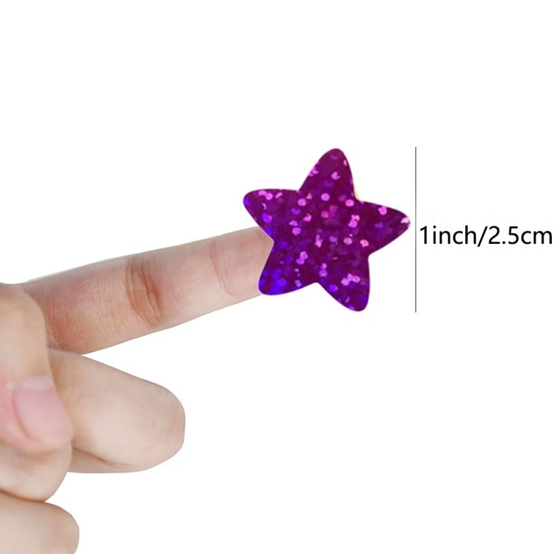 Jual Isi 500 Stiker Bintang Kecil Kecil Stiker Label Glitter Deco Diy ...