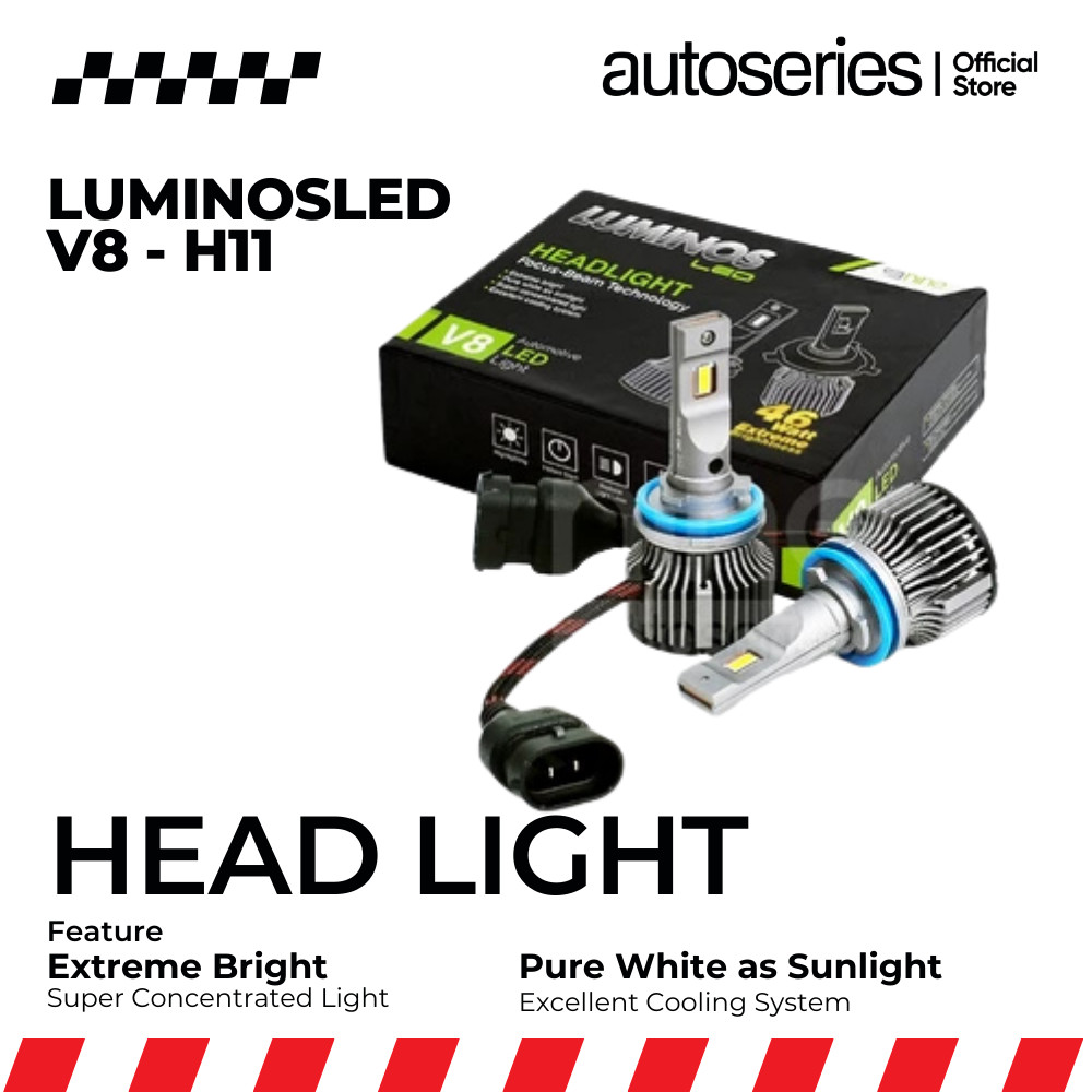 Jual LUMINOSLED Lampu Foglamp Mobil 46W H11 HB3 HB4 Super Terang Tembus ...
