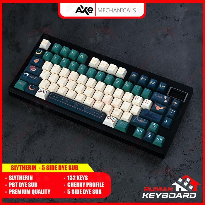 Jual AXE MECHANICALS - SLYTHERIN - Cherry Profile - PBT Keycap - Double ...