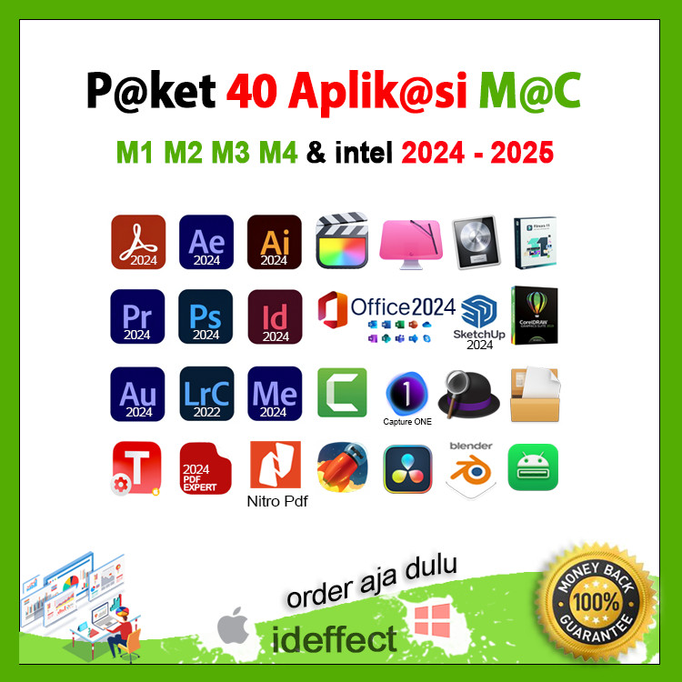 Jual Softw@re Mac OS M1 M2 M3 M4 - intel For Macbook Pro, Air, Mac Mini Life Time | Shopee Indonesia