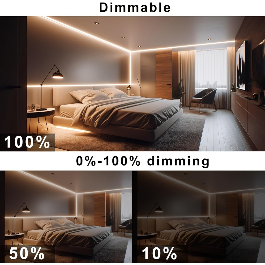 Jual 5V USB LED COB Light Strip Dimmer Flexible Diode Tape with 3key ...