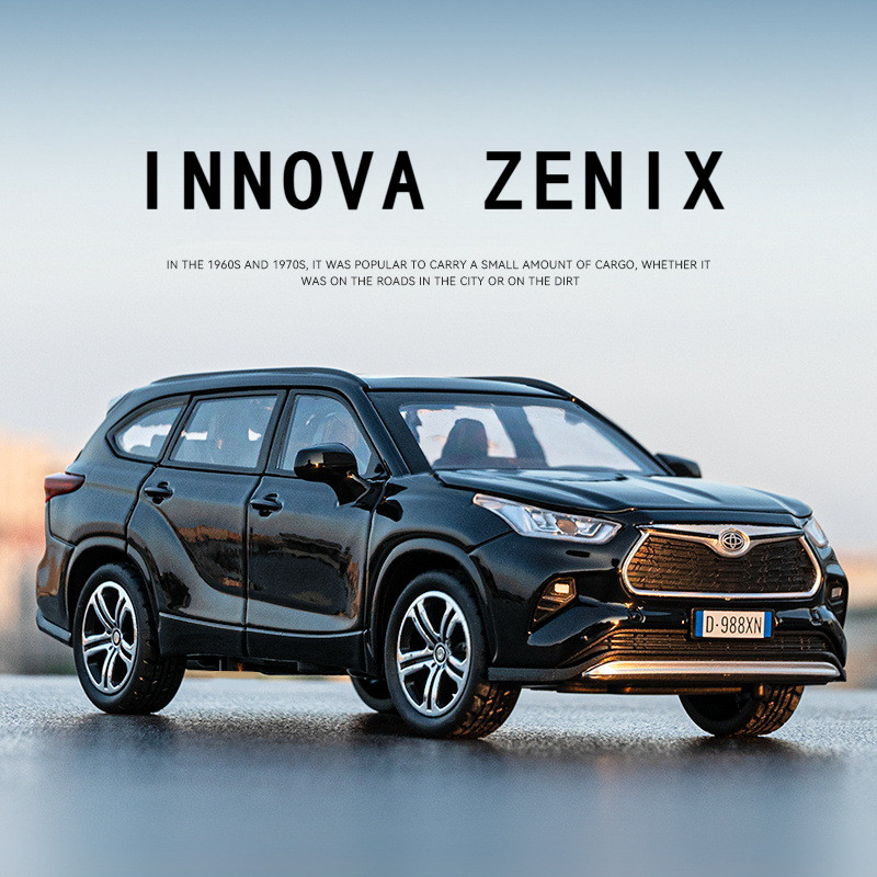 Jual 1:24 Diecast Skala Highlander Mobil Innova Zenix TOYOTA Koleksi ...