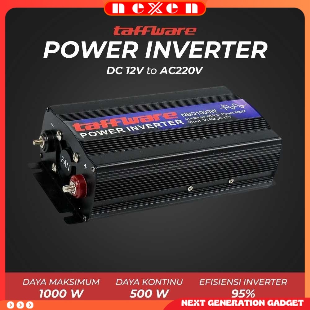 Jual Power Inverter Mobil Pure Sine Wave DC 12V to AC 220V 1000W - NBQ1000W | Shopee Indonesia