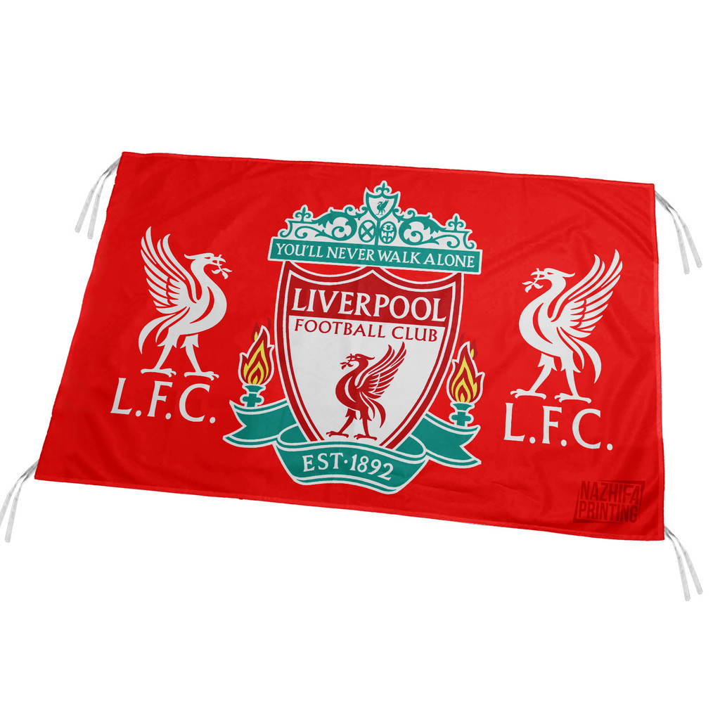 Jual Bendera Liverpool F.C Original Bendera Club Bola Liverpool FC ...
