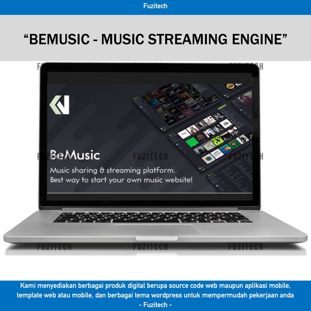 Jual SOURCE CODE APLIKASI WEB BEMUSIC - MUSIC STREAMING ENGINE D120 FUZITECH | Shopee Indonesia