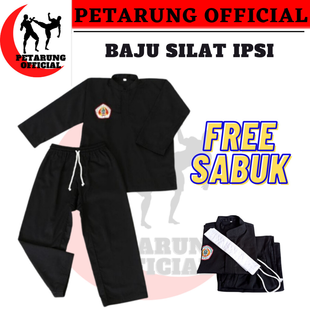 Jual SIMZET_SHOP BAJU SILAT IPSI STANDART PEMULA / SERAGAM SILAT IPSI ...