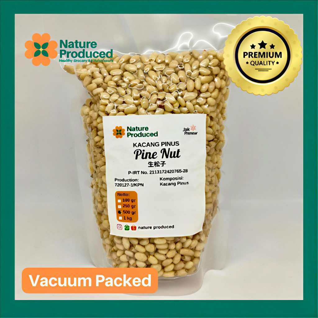 Jual Nature Produced Pine Nut Premium (Raw) – Kacang Cedar Mentah | Kaya Lemak Sehat & Protein ...