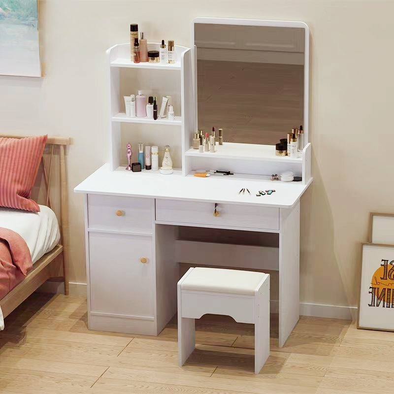 Jual Meja Rias Aesthetic - Meja Make Up Dengan Cermin - Meja Minimalis ...
