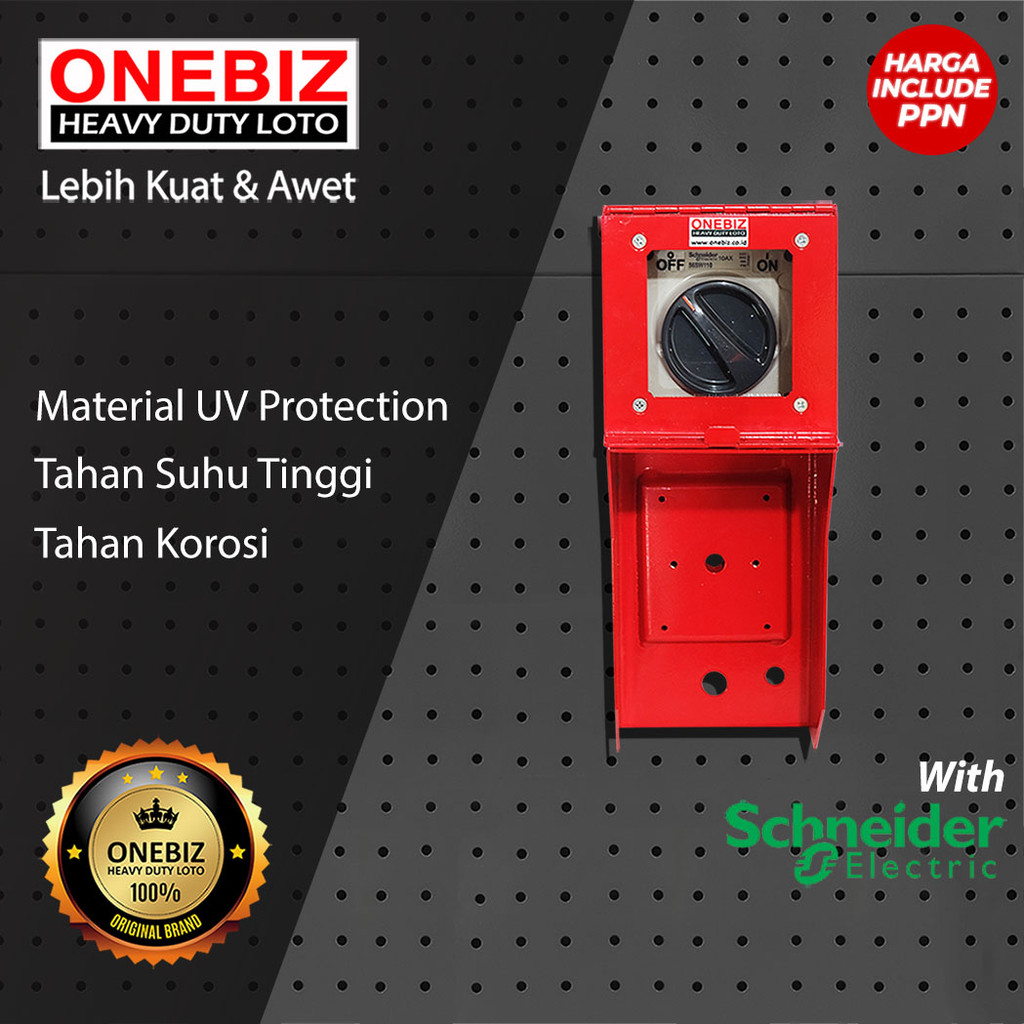 Jual Loto Box Vertical Include Switch Button Schneider | Shopee Indonesia