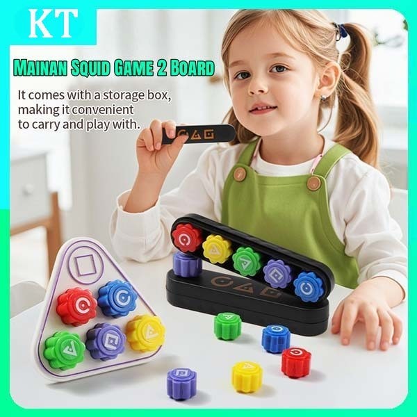Jual Mainan Squid Game 2 Board Game Gonggi Tradisional Korea - Papan ...