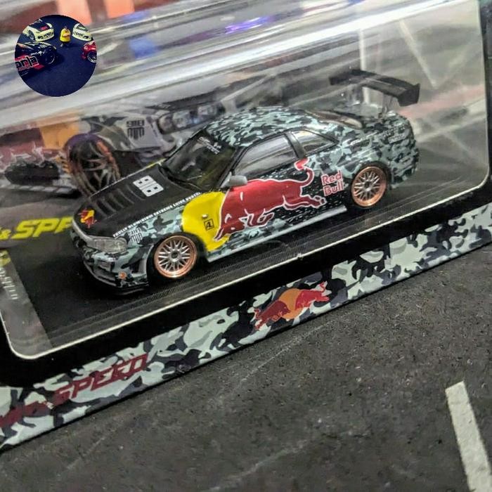 Jual HJ99 Diecast Fast & Speed Nissa Skyline GTR R34 Red Bull Livery ...