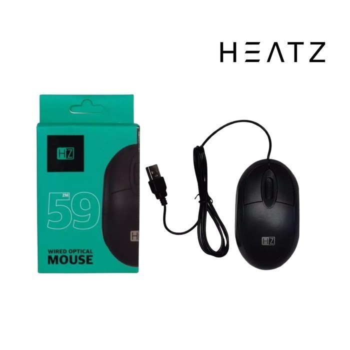 Jual Mouse HEATZ ZM59 Wired Optical 800 Dpi -HRCB170 | Shopee Indonesia