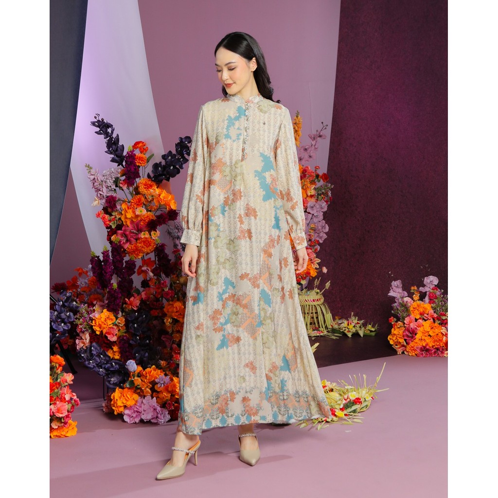 Jual Muda Official Savita Dress - Ivory | Shopee Indonesia