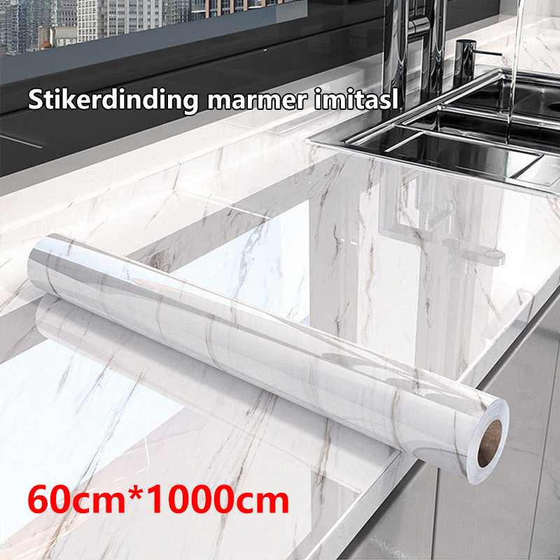Jual Stiker Dinding Dapur 60CM * 1000CM Desain Marmer Granit PVC ...
