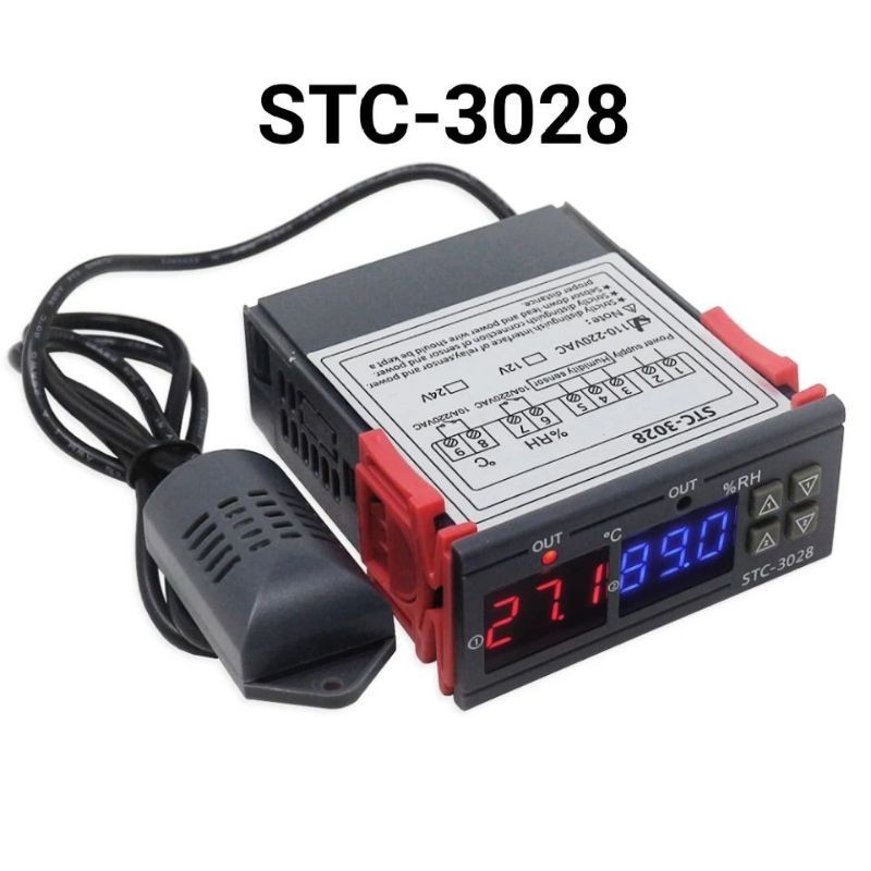Jual Thermostat Hygrostat Termostat Higrostat Digital STC-3028 | Shopee Indonesia