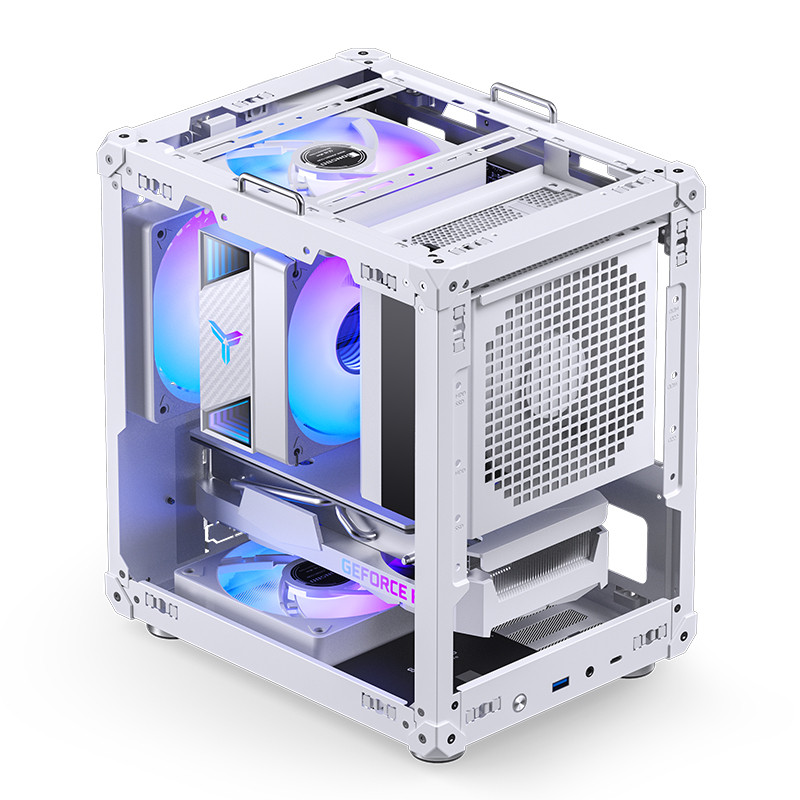 Jual JONSBO C6-ITX Portable desktop Mini Mesh case supports tower ...