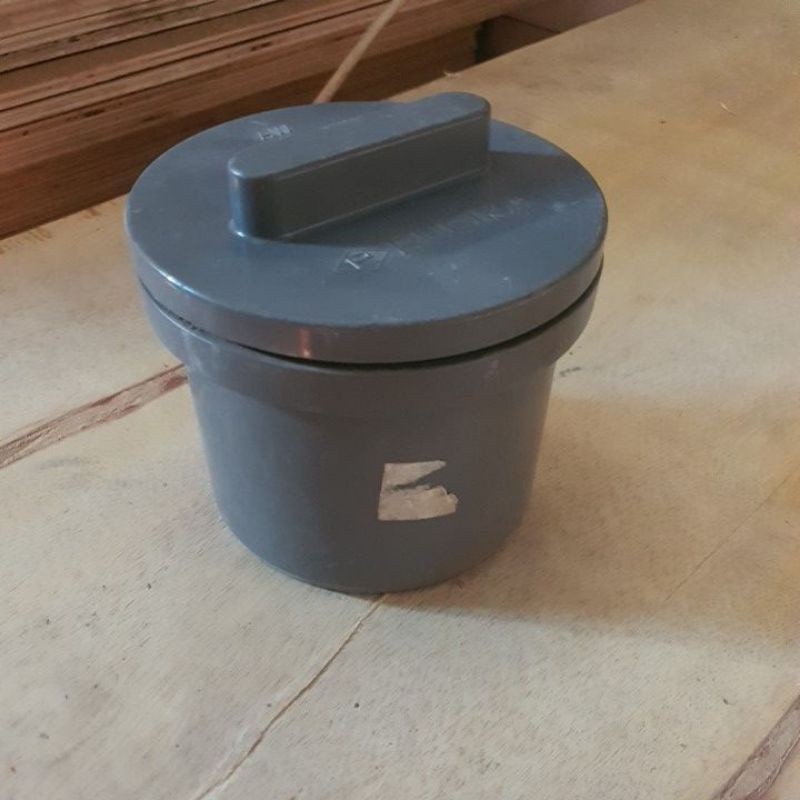 Jual TUTUP SEPITANK TOILET TUTUP PVC DRAT TEBAL AW RUCIKA 4" inch ...