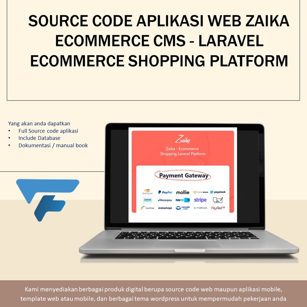 Jual SOURCE CODE APLIKASI WEB ZAIKA ECOMMERCE CMS - LARAVEL ECOMMERCE SHOPPING PLATFORM | Shopee ...