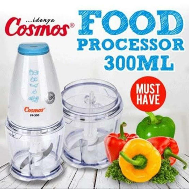 Jual COSMOS Food Procesor FP 300 Blender Chopper FP300 300ml 100watt ...