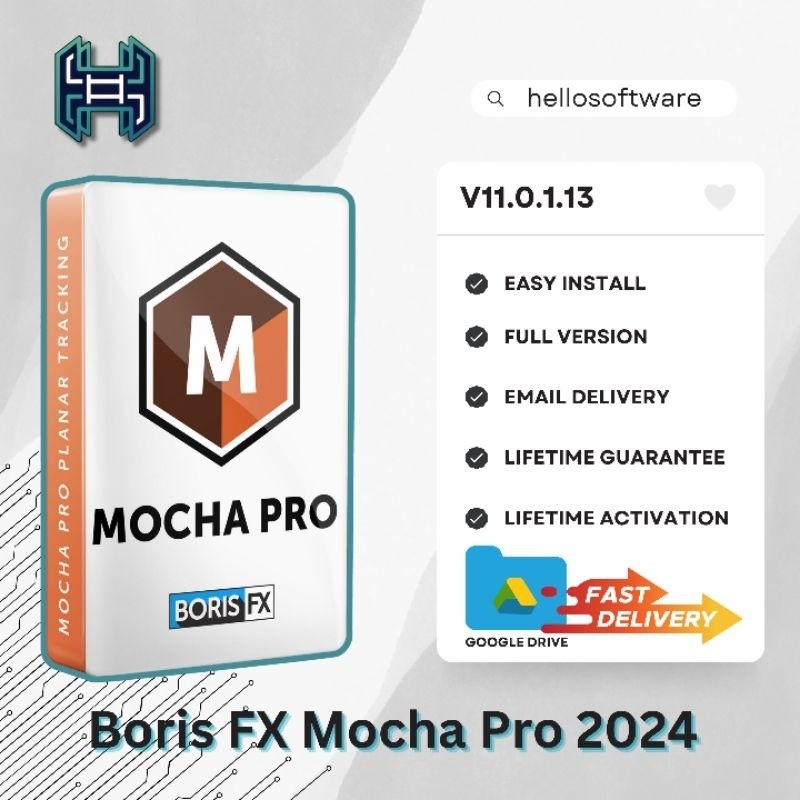 Jual (WIN/MAC) Boris FX Mocha Pro 2024 v11.0.1.13 Full Version (Versi Terbaru) | Shopee Indonesia