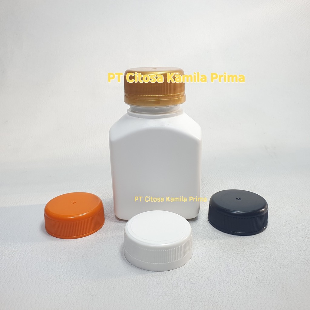 Jual Botol Tablet 150 ml Mild Putih Hdpe / Botol Obat / Botol Tablet / Botol Kapsul / Botol Mild ...