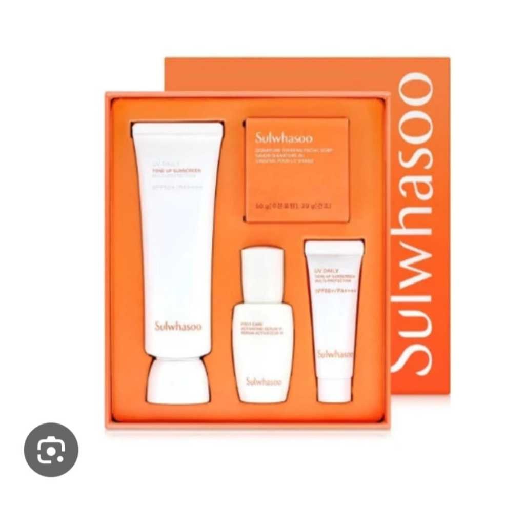 Jual Sulwhasoo UV Daily Essential Sunscreen Set | Sulwhasoo Set ...