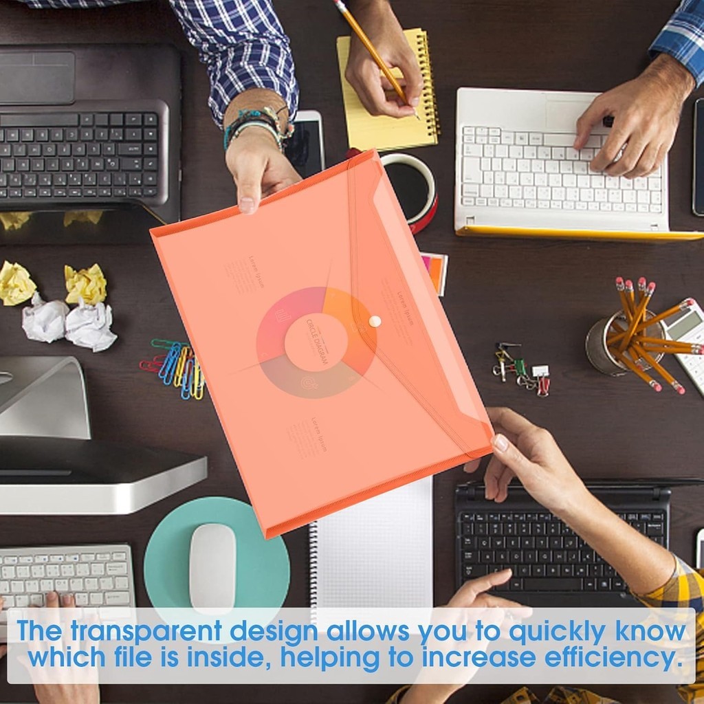 Jual Kiara File Bag Transparan/Map Kancing Transparan/Tas Map Plastik ...