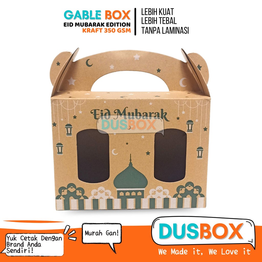 Jual Gable Box Toples / Gable Box Eid Mubarak Edition / Gable Box ...