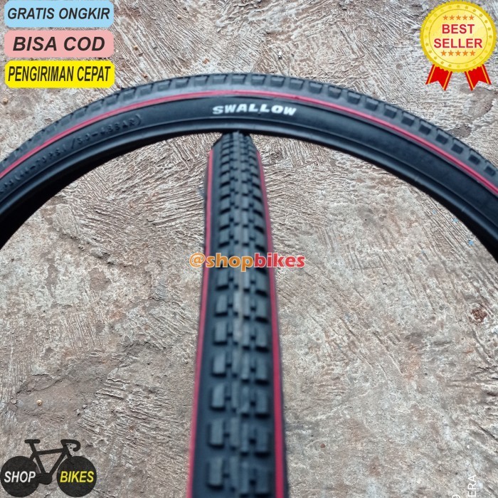 Jual (MST) SHOPBIKES ban luar sepeda 26 x 1 3/8 26x13/8 13/8 138 swallow deli tire jengki ...