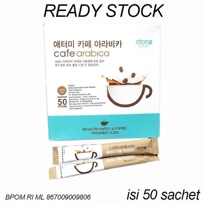 Jual Atomy Cafe Arabica 50 sachet | KOPI ATOMY | kopi arabika original ...