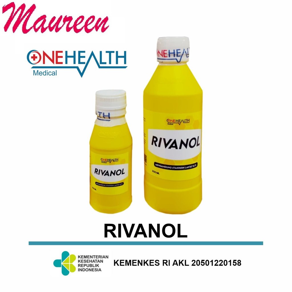 Jual [ COD] ONEHEALTH Rivanol 300 ml Antiseptic Pembersih Luka 300ml ...