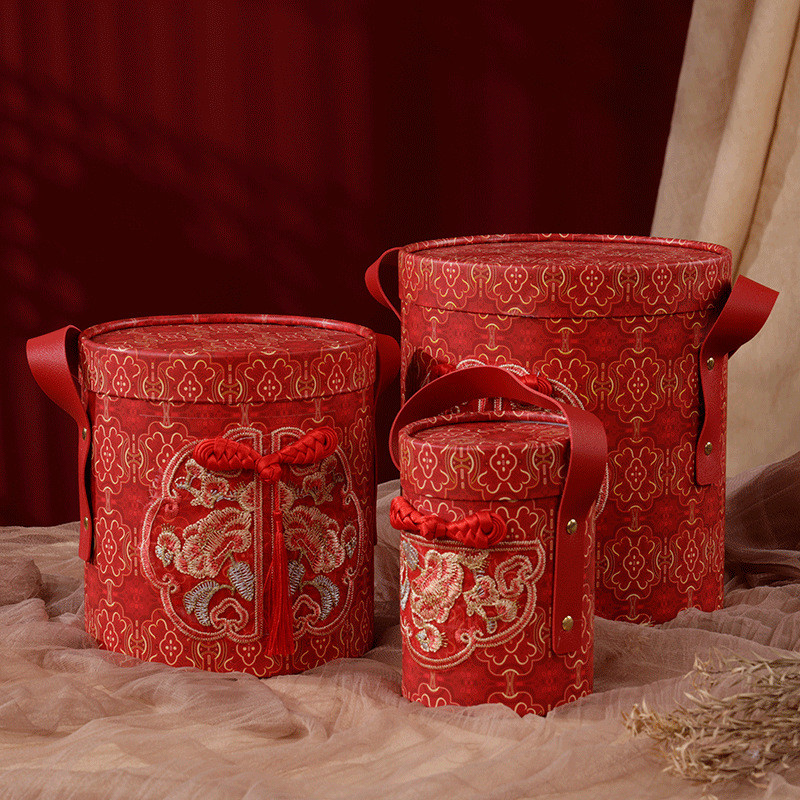 Jual Tabung Hampers Imlek Merah Tas Jinjing Packaging Hampers Souvenir ...