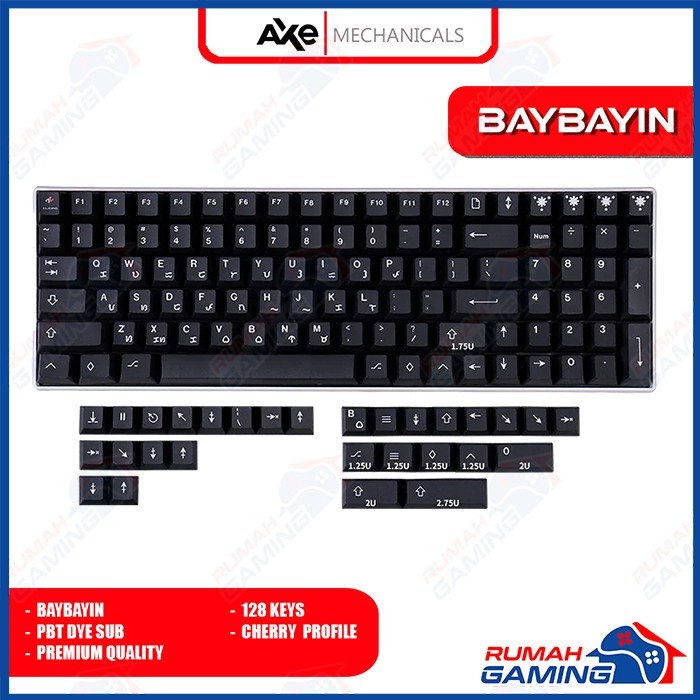Jual AXE MECHANICALS - Cherry - Baybayin - Pbt Keycap - Dye Sub ...