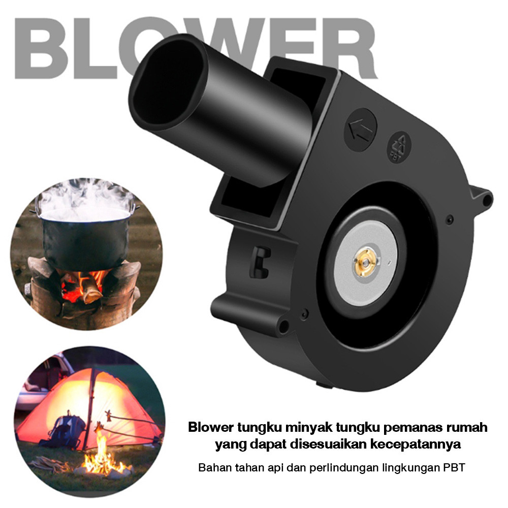 Jual Mini BBQ Kipas Blower 13000 RPM Kompor Memasak Mesin Blower Keong ...