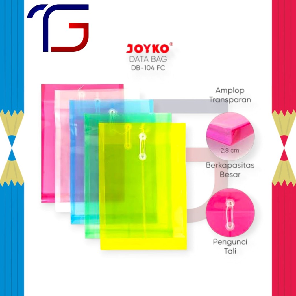 Jual Joyko Data Bag / Map Tali Bening Warna Joyko DB-104 | Shopee Indonesia
