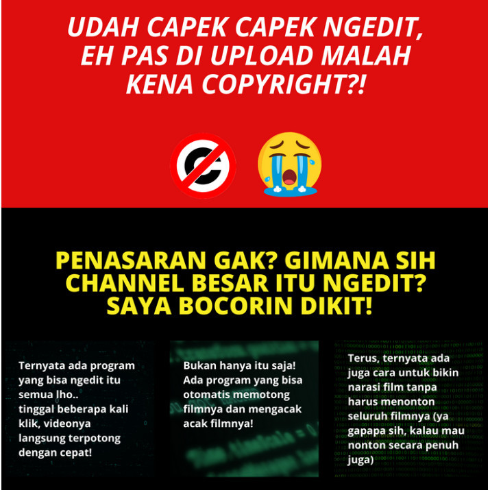 Jual Ecourse Youtube Alur Cerita Film - Editing Mudah, tanpa nonton dan buat narasi - DIGITAL ...