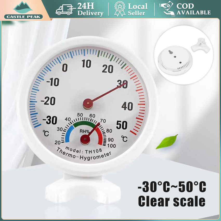 Jual Termometer Hygrometer Analog Pengukur Suhu dan Kelembaban untuk ...
