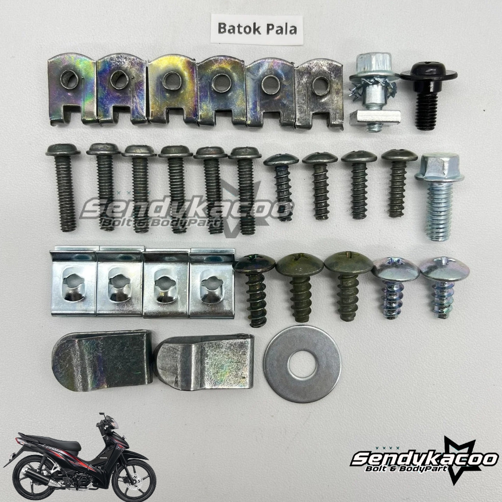 Jual Baut Batok Motor Revo Absolute 110 Revo fit / Baut Kepala Revo ...