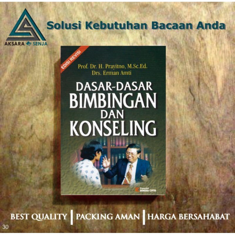 Jual DASAR DASAR BIMBINGAN KONSELING - PRAYITNO | Shopee Indonesia