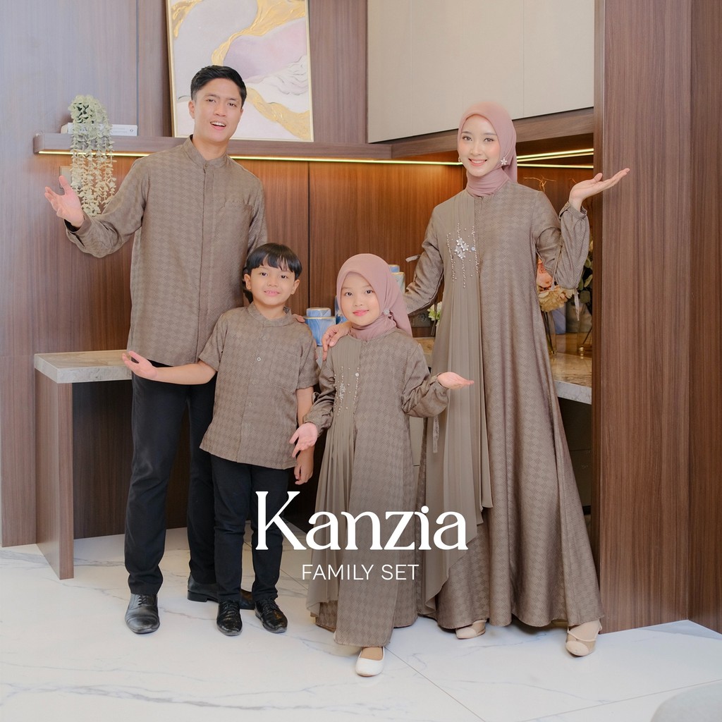 Jual Kanzia Gamis Payet Couple Premium Exclusive Series (GAMIS SAJA ...