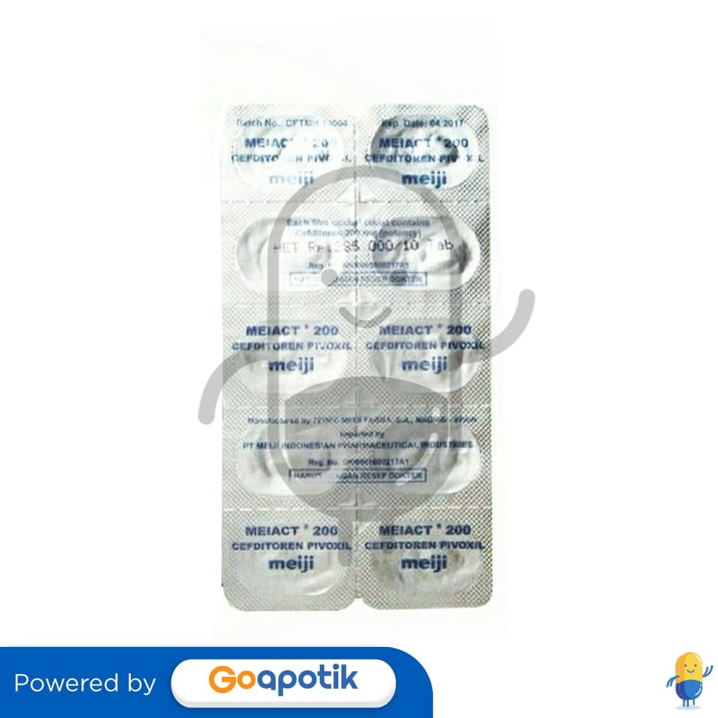Jual Meiact 200 Mg Blister 10 Tablet | Shopee Indonesia