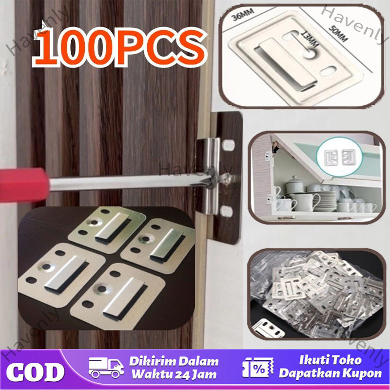 Jual (Jual per PAKET 100PCS)klem wpc wall panel/klip wpc wall panel ...