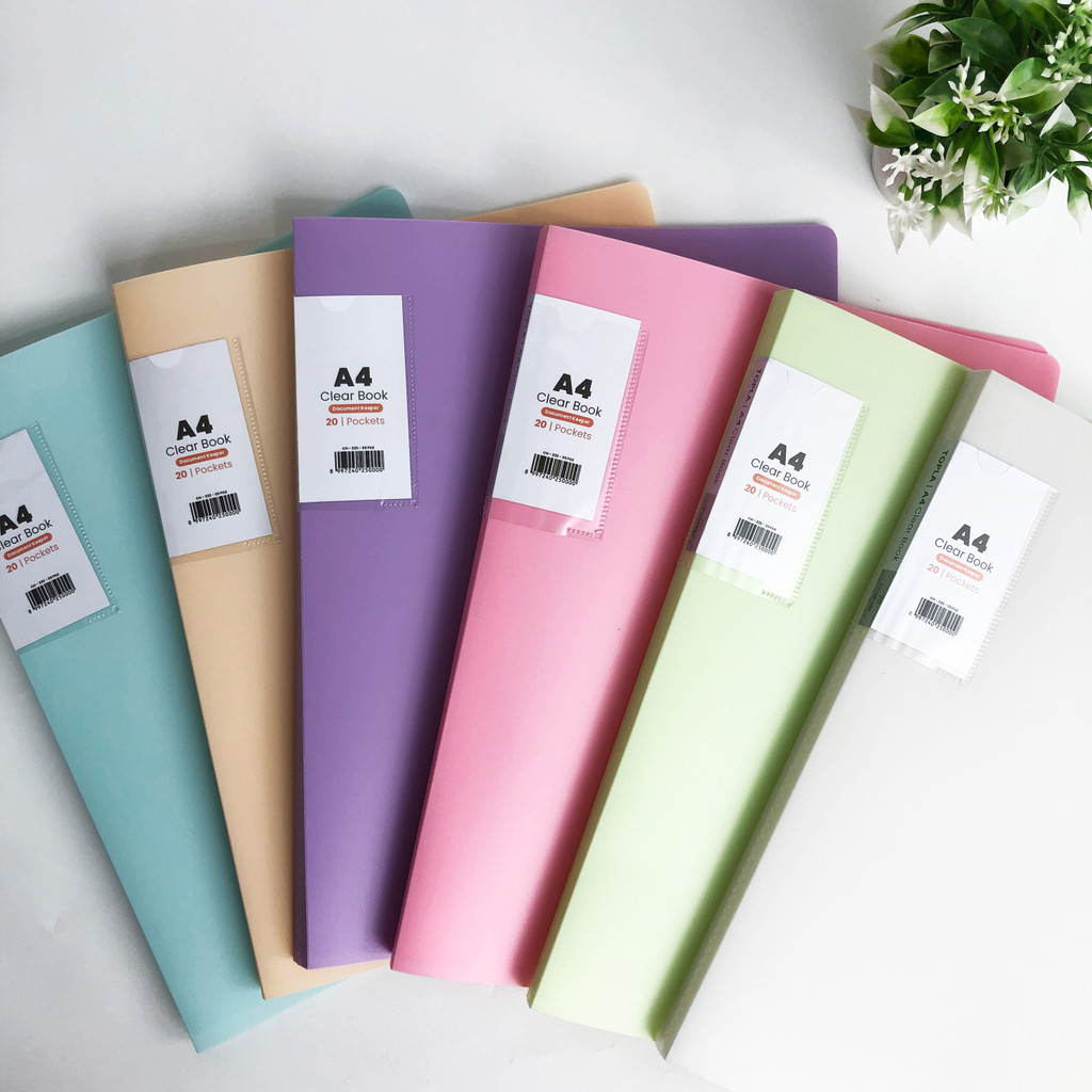 Jual CLEAR HOLDER TOPLA 222 PASTEL A4 / Document Keeper Map File Dokumen Folder TOPLA 222 Pastel ...