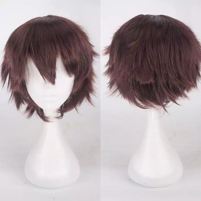 Jual Wig Cosplay Pria Wibu Anime Rambut Palsu Color Men Short Hair ...