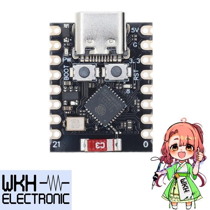 Jual PART TOOLS ESP32-C3 Mini ESP32C3 RISC-V Super Mini WIFI Bluetooth BLE 5.0 Tiny Board 4M ...