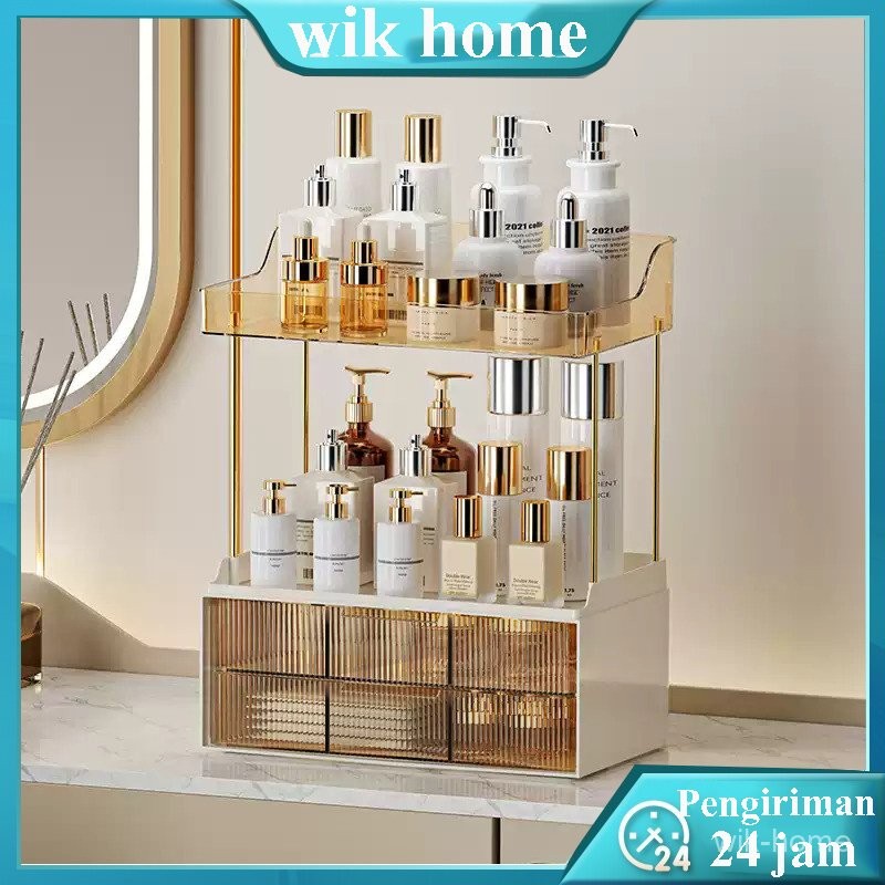 Jual Rak Penyimpanan Kosmetik Baru 2025 Rak Parfum Rak Bumbu Rak Multi ...