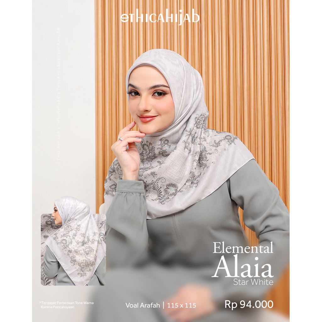 Jual Hijab Premium Motif Simple Elemental Alaia By Ethica Hijab | Shopee Indonesia
