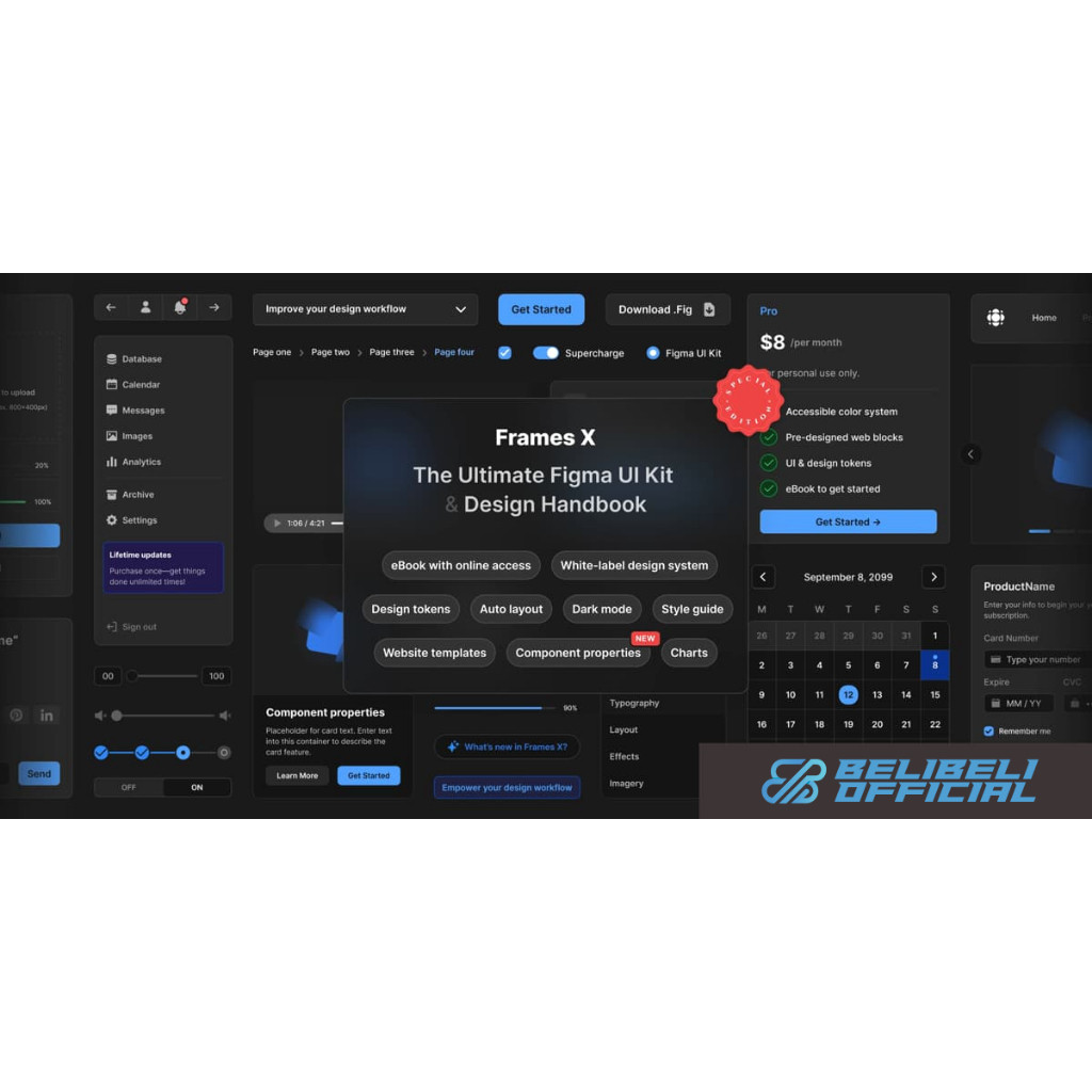 Jual Frames X: UI Kit & Design System | Shopee Indonesia