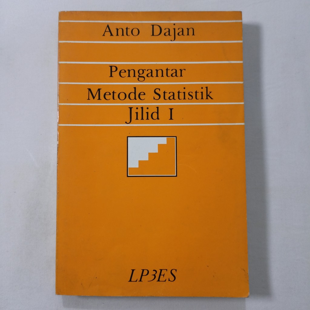 Jual Buku Pengantar Metode Statistik Jilid I - Anto Dajan - LP3ES ...