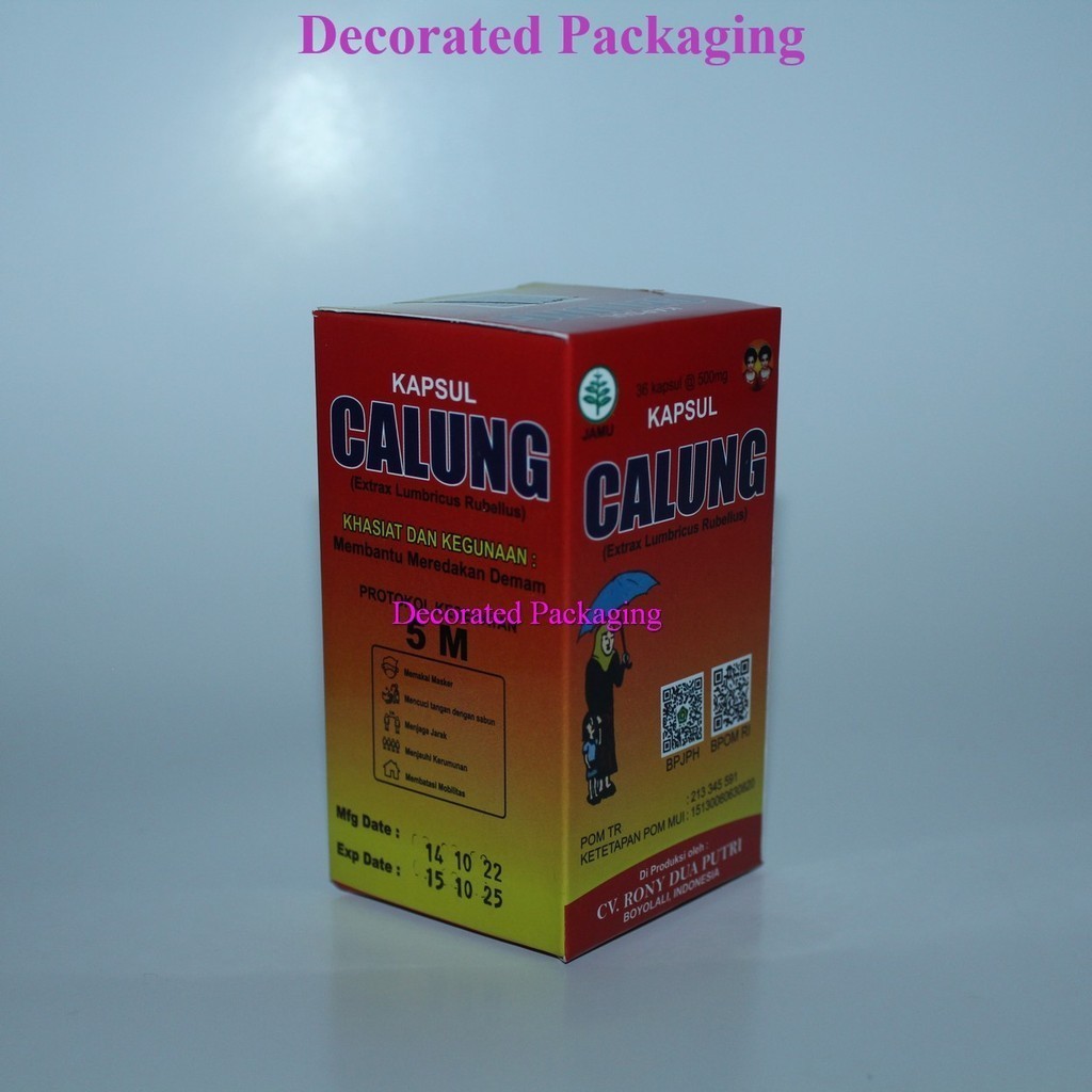 Jual Kapsul Calung @ 36 / Obat Tipes / Kapsul Calung Isi 36 Kapsul ...